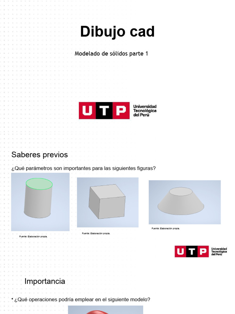 Modelado de Sólidos en CAD: Guía Básica | PDF | Software