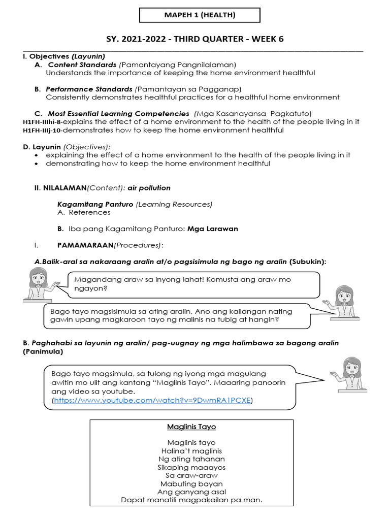 QA_MAPEH1_Q3_W6 | PDF
