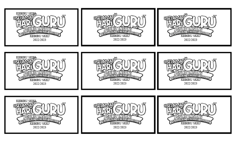 Tag Selamat Hari Guru | PDF