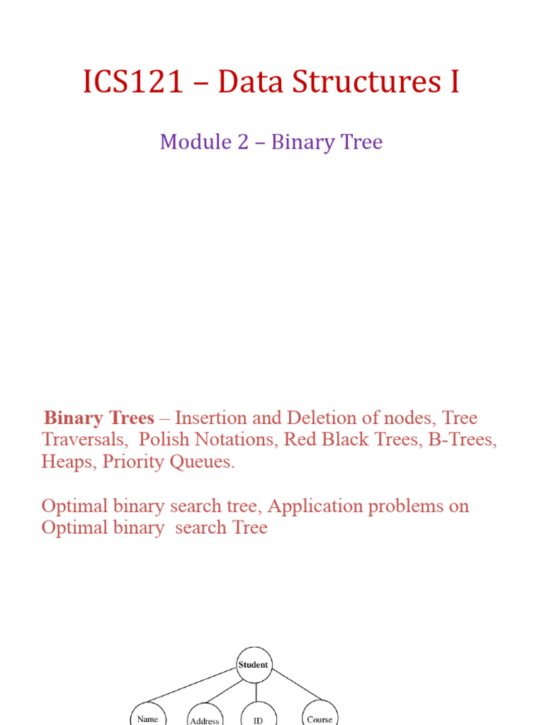 Binary Tree And Bst Pdf