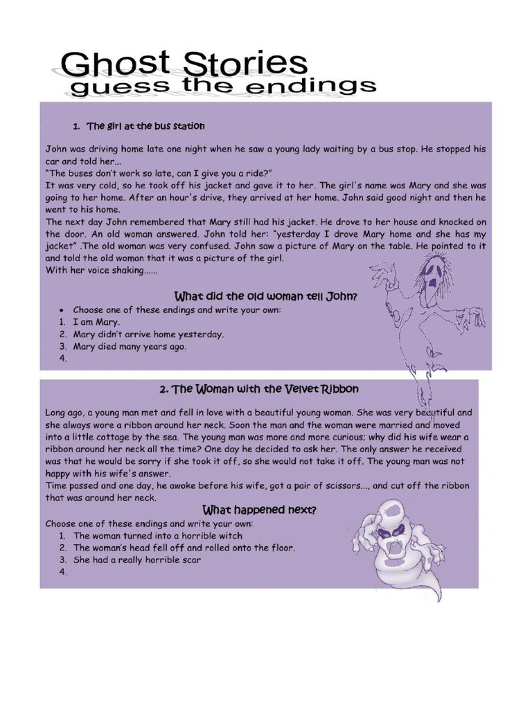 ghost stories | PDF