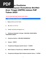 Makluman Pelaksanaan Isppk Tahun 2024 | PDF