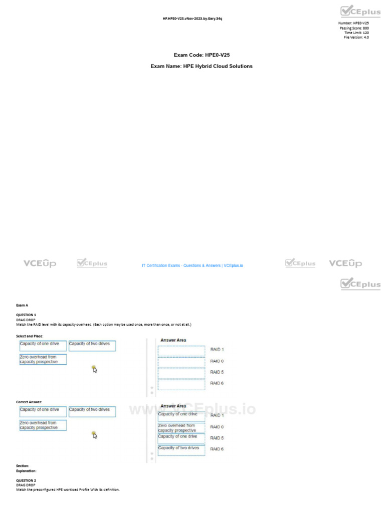 HP - HPE0-V25.vNov-2023.by .Gary .34q | PDF | Cloud Computing | Solid ...