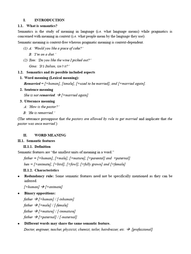 Semantics (S) | PDF | Proposition | Semiotics