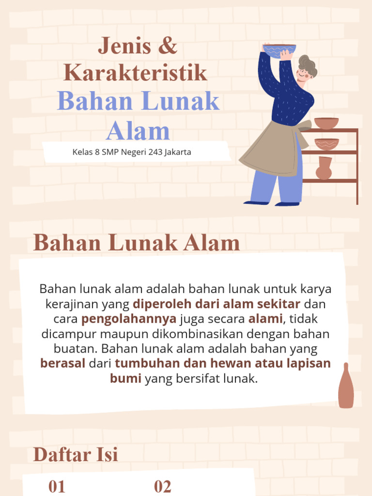 Jenis Dan Karakteristik Bahan Lunak Alam | PDF Jenis Dan Karakteristik Bahan Lunak Alam | PDF