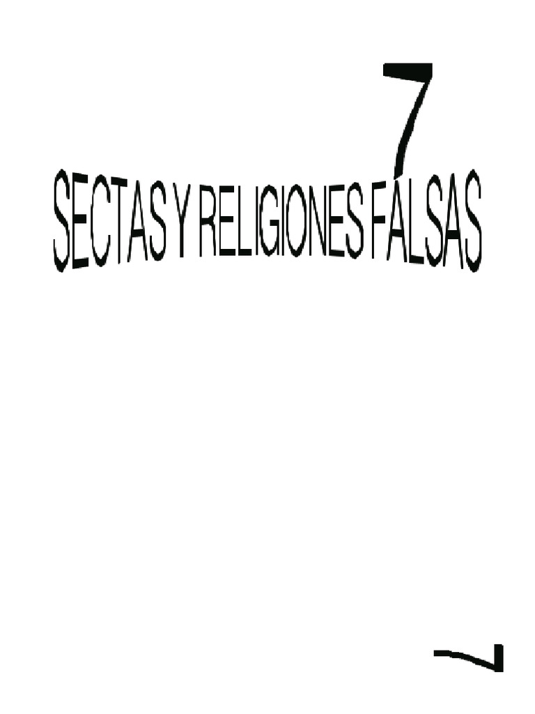 Sectas y Religiones Falsas | PDF | Purgatorio | Libro de Mormón