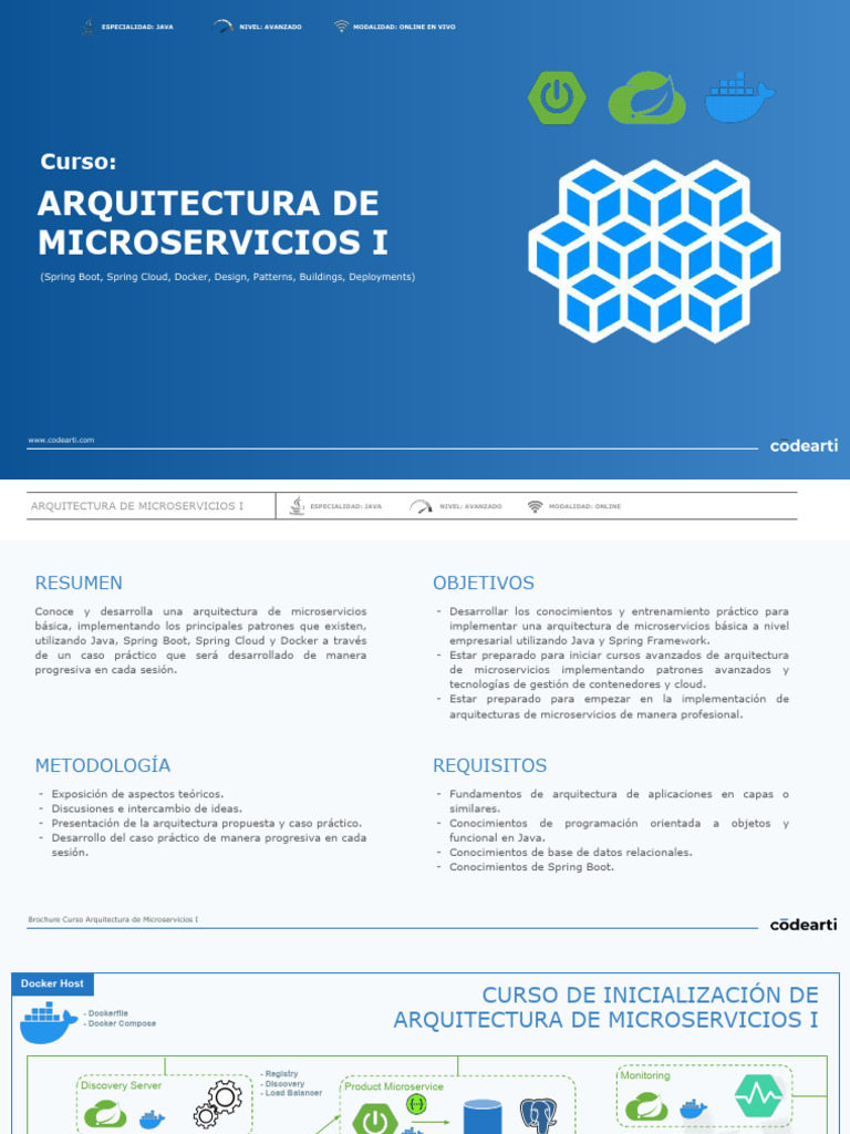 Curso Avanzado de Microservicios Java | PDF | Java (lenguaje de programación) | Informática