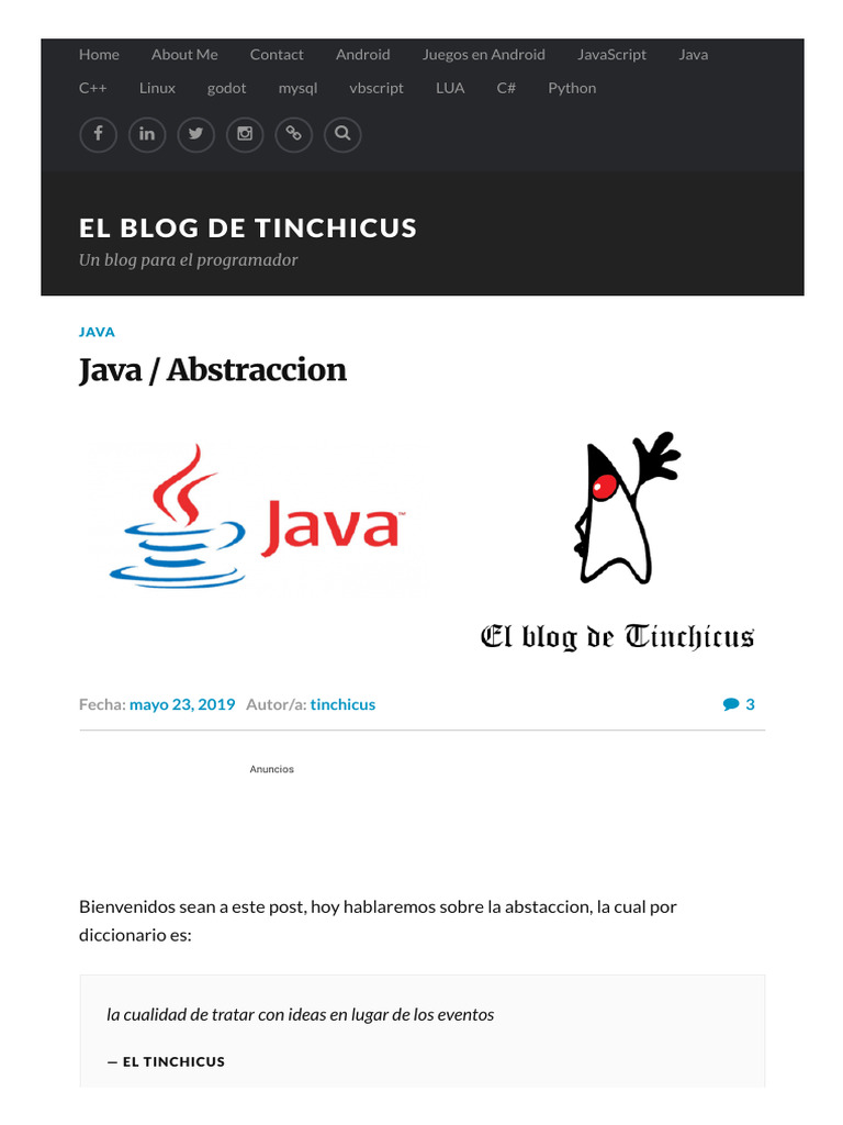 Java Abstracción | PDF | C ++ | Objeto (informática)