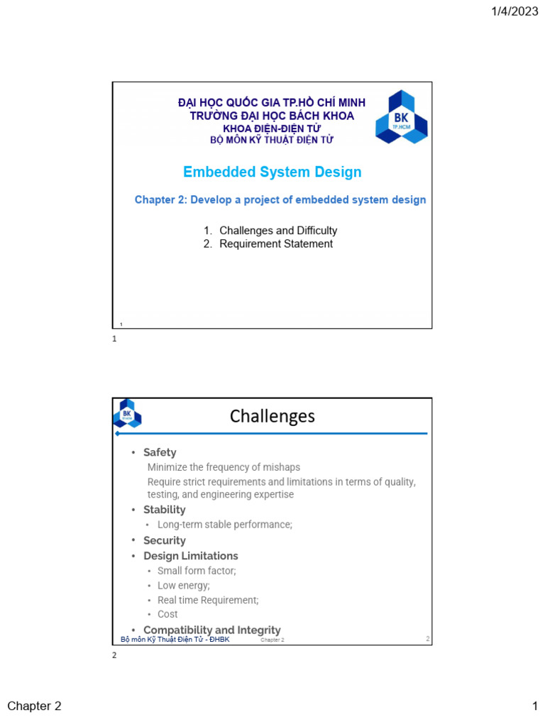 Ch2 | PDF | Specification (Technical Standard) | Embedded System