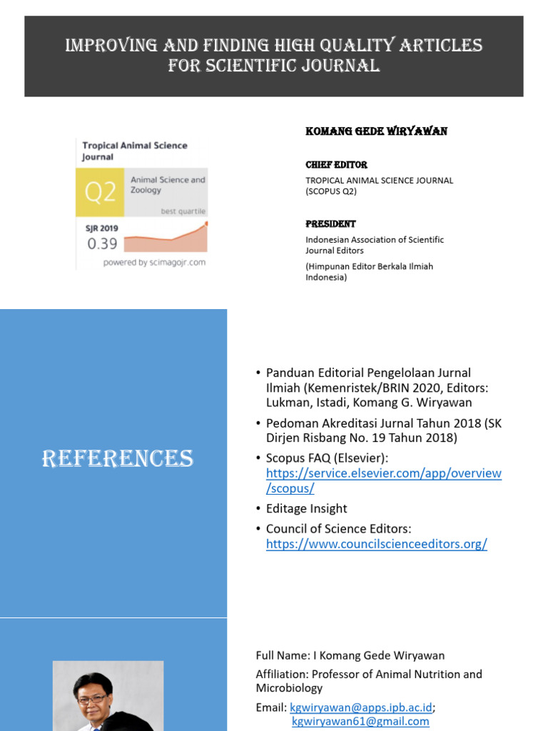 Improving and Finding High Quality Articles | Download Free PDF ...