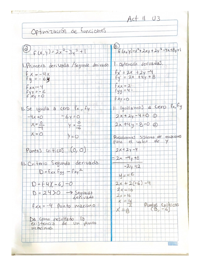 Act11 MatemÃ¡ticas para Negocios | PDF