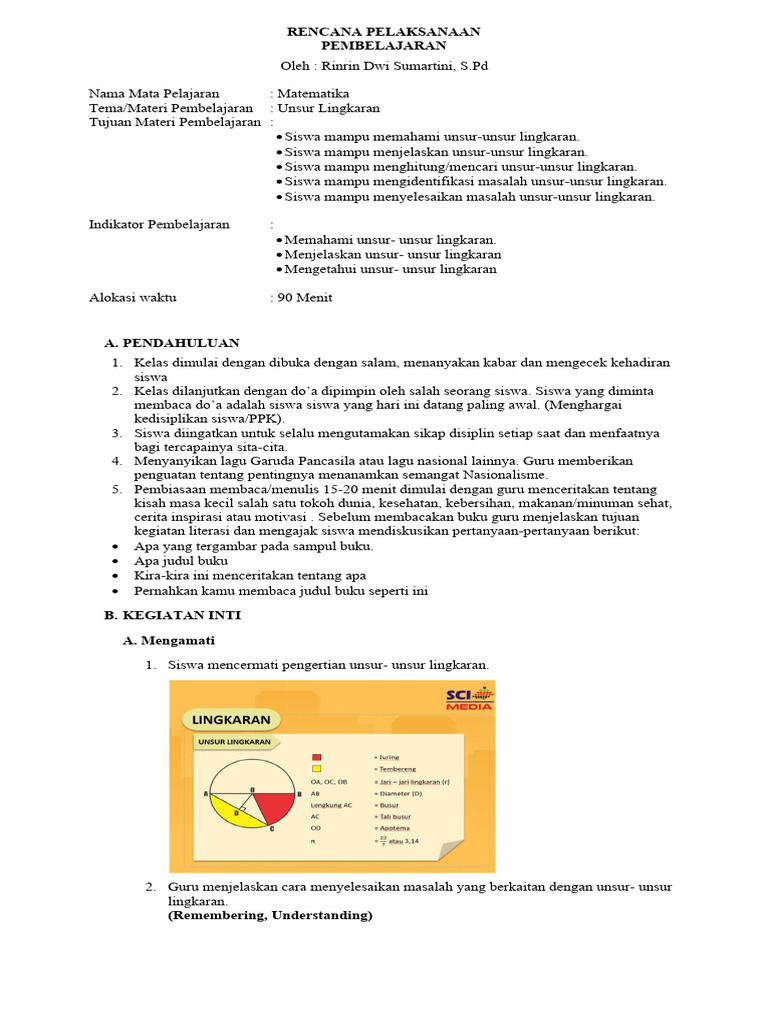 RPP MTK CGP Rinrin | PDF