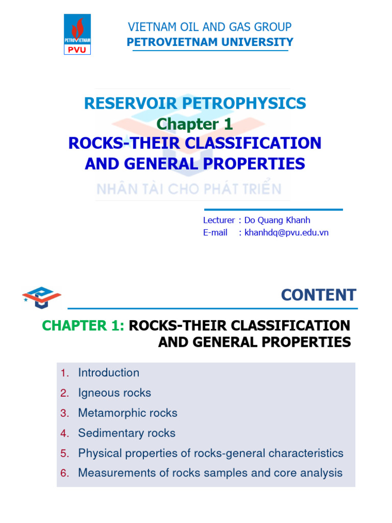 Chapter 1-Rock Classification_m | PDF | Clastic Rock | Sedimentary Rock