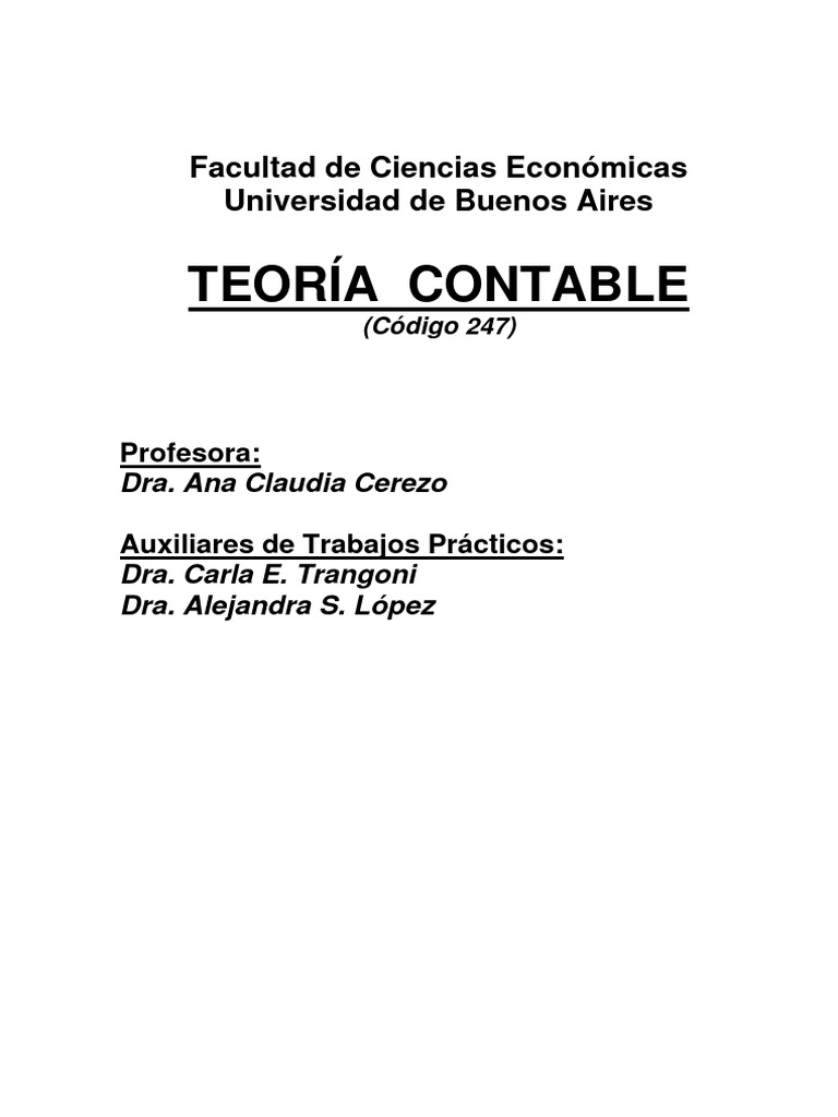 Guía Teoría Contable 2020 | PDF | Bancos | Contabilidad