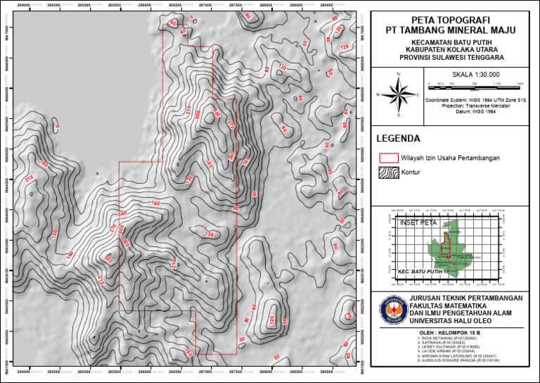 PETA TOPOGRAFI | PDF