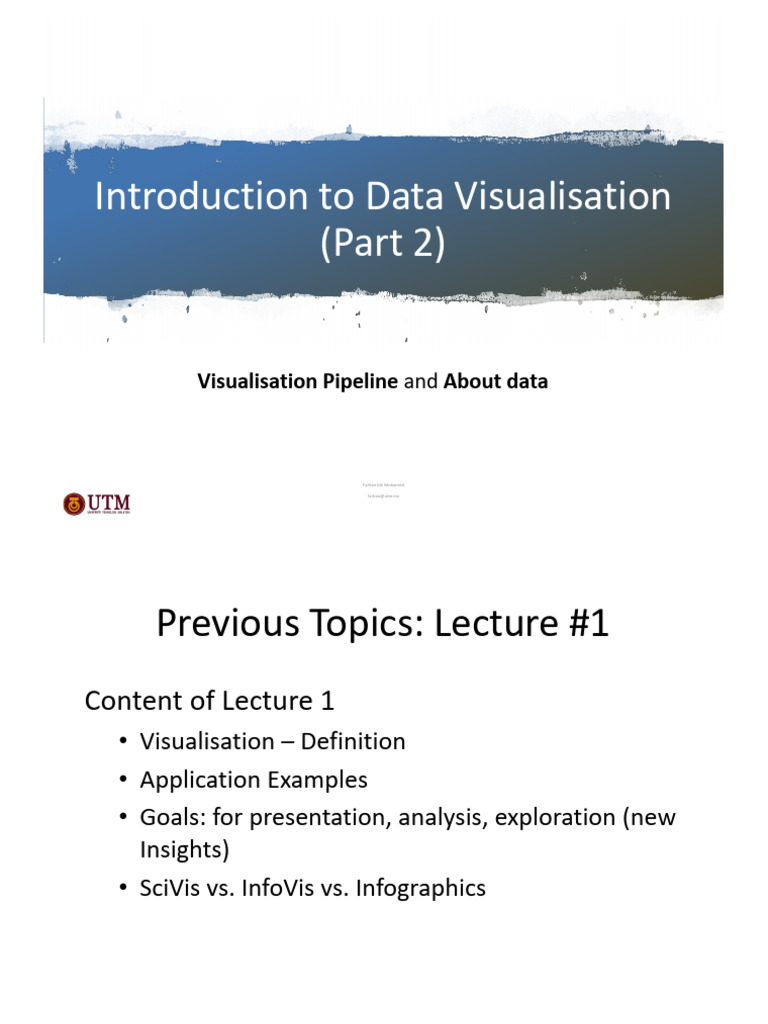 02 Introduction To Data Visualisation (Part 2) | PDF | 3 D Computer Graphics | Dimension