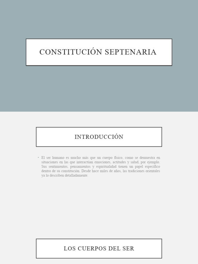 Constitución Septenaria del Ser Humano | PDF | Mente | Teosofía