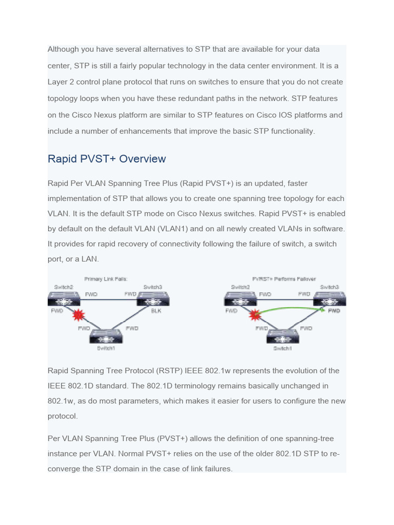 Spanning Tree Protocol (STP) | PDF | Network Switch | Computer Engineering