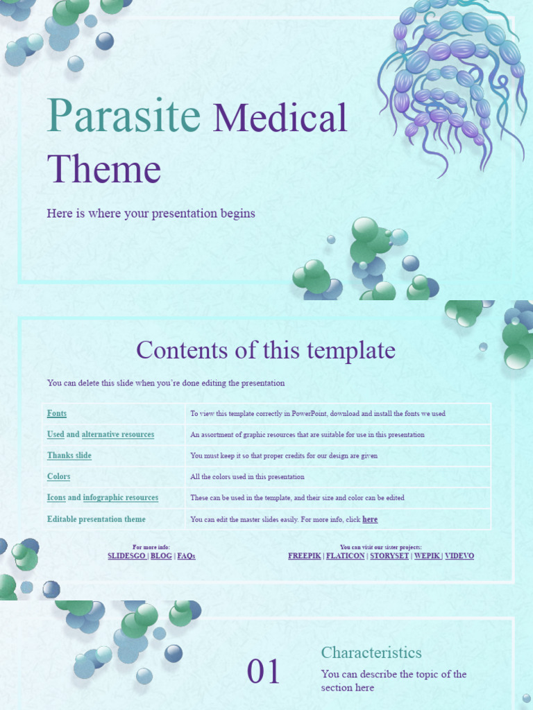 Parasite Medical Theme | PDF | Planets | Saturn