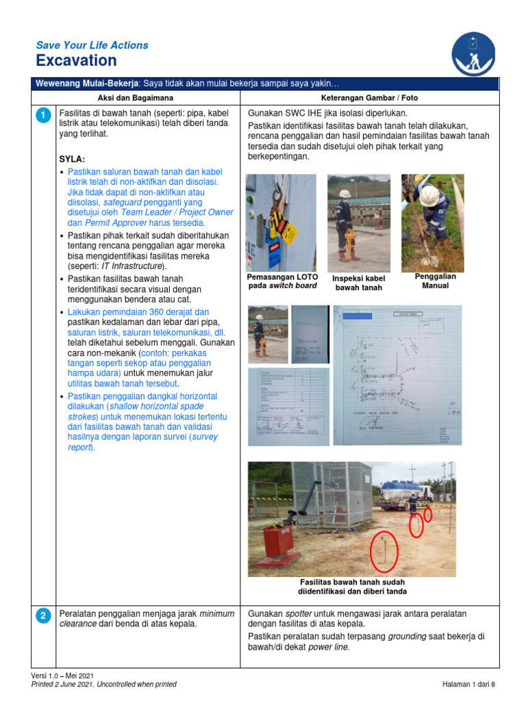 SWC Infografis - Excavation | PDF