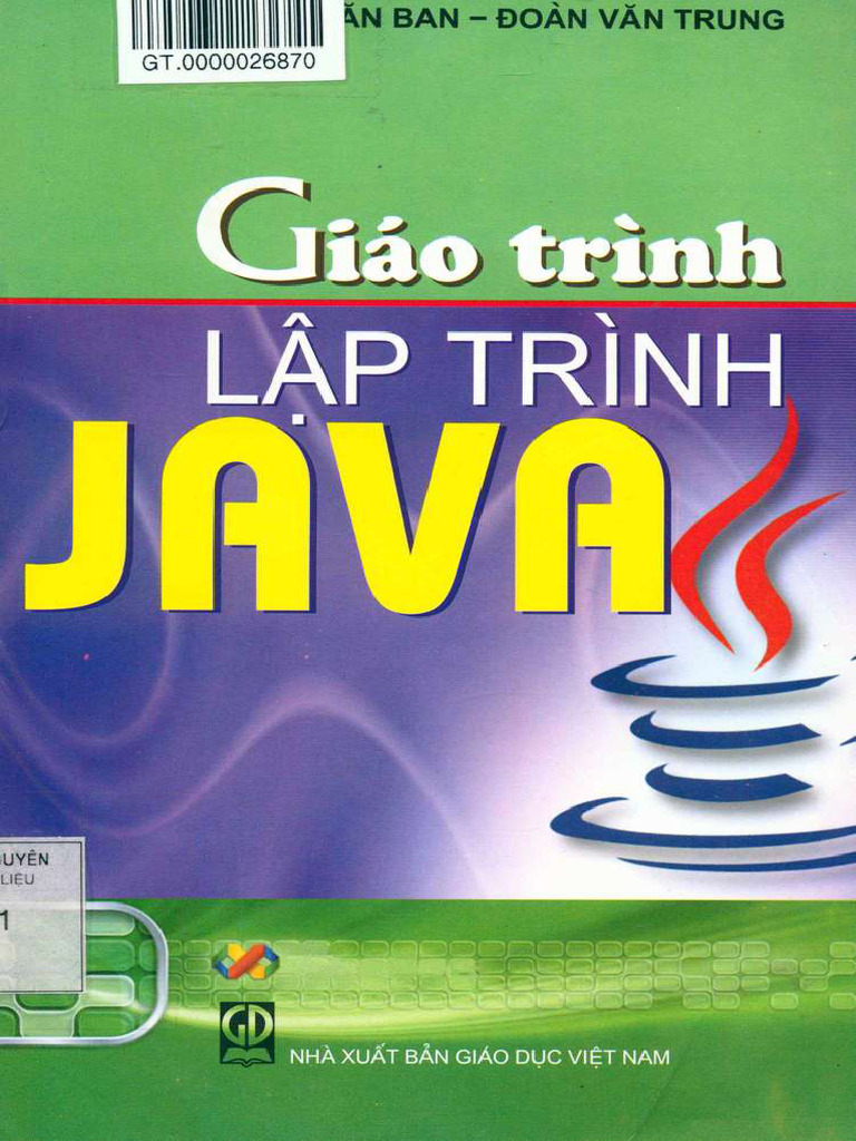 Giáo trình lập trình Java - Part1 | PDF