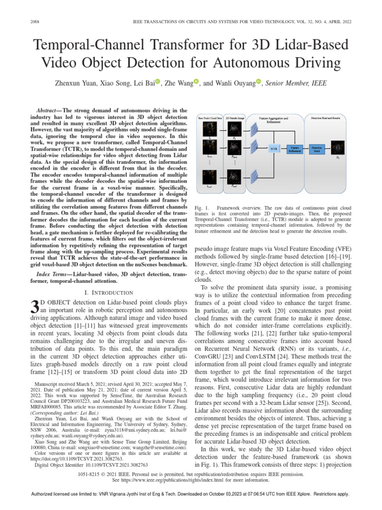 (2021) Temporal-Channel - Transformer - For - 3D - Lidar-Based - Video - Object - Detection ...