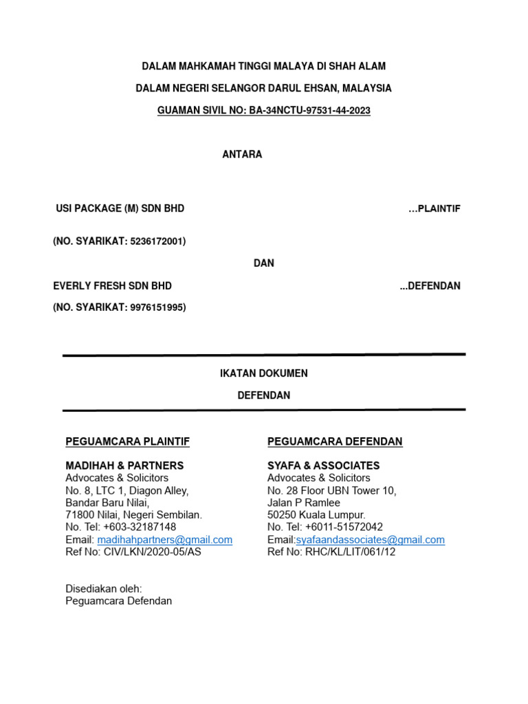 Bundle of Documents | PDF