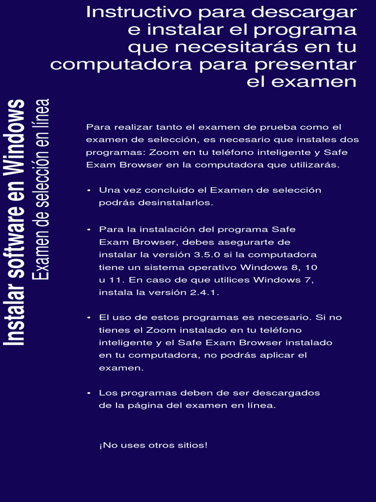 TUTORIAL UAM SOFTWARE | PDF | Microsoft Windows | Programa de computadora