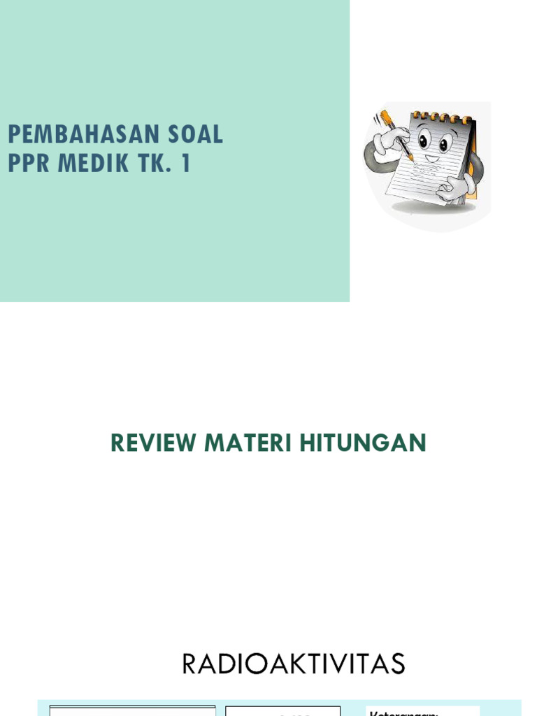 Rev 19112023 - Pembahasan Soal PPR Medik Tk. 1 Undip - A | PDF