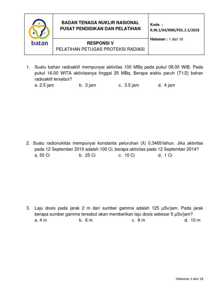 Soal Responsi V PPR Ind 1 | PDF