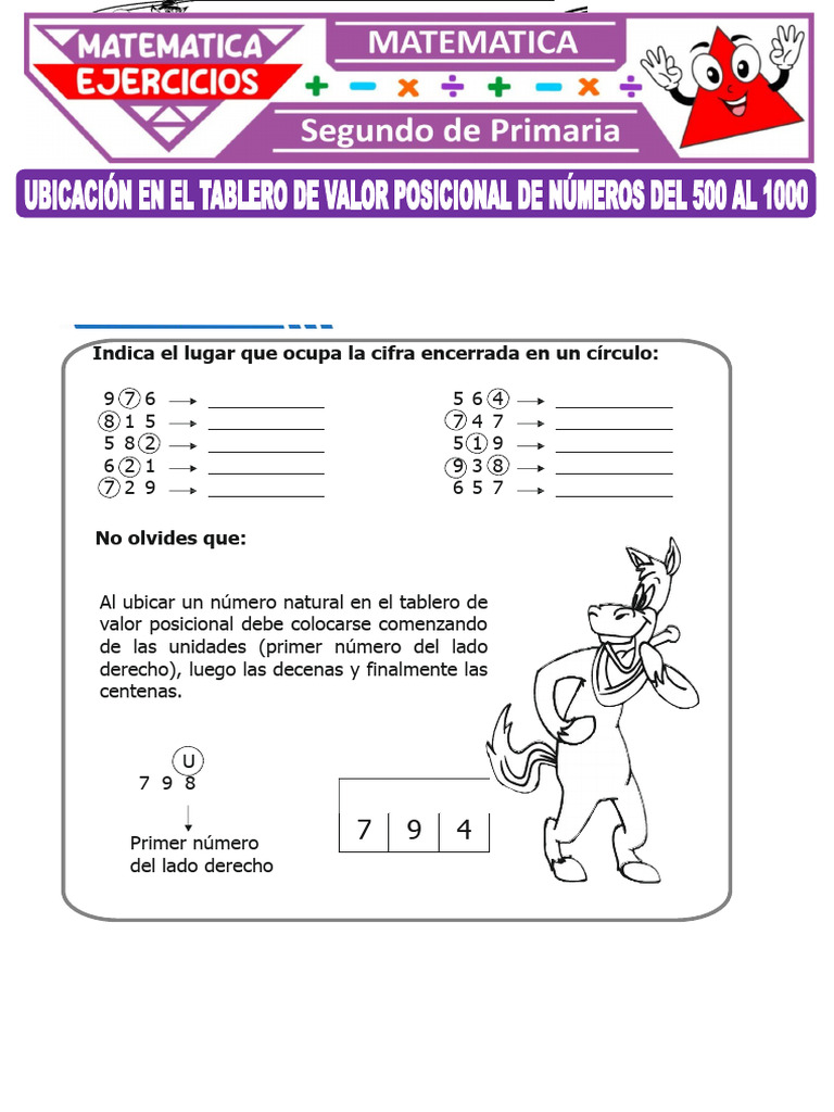 Ubicacion-en-el-Tablero-de-Valor-Posicional-de-Numeros-del-500-al-1000 ...