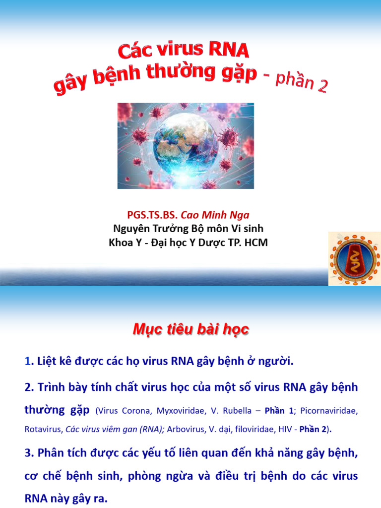 B.4. 2 - RNA VIRUSes _ HIU (3 tiết) | PDF