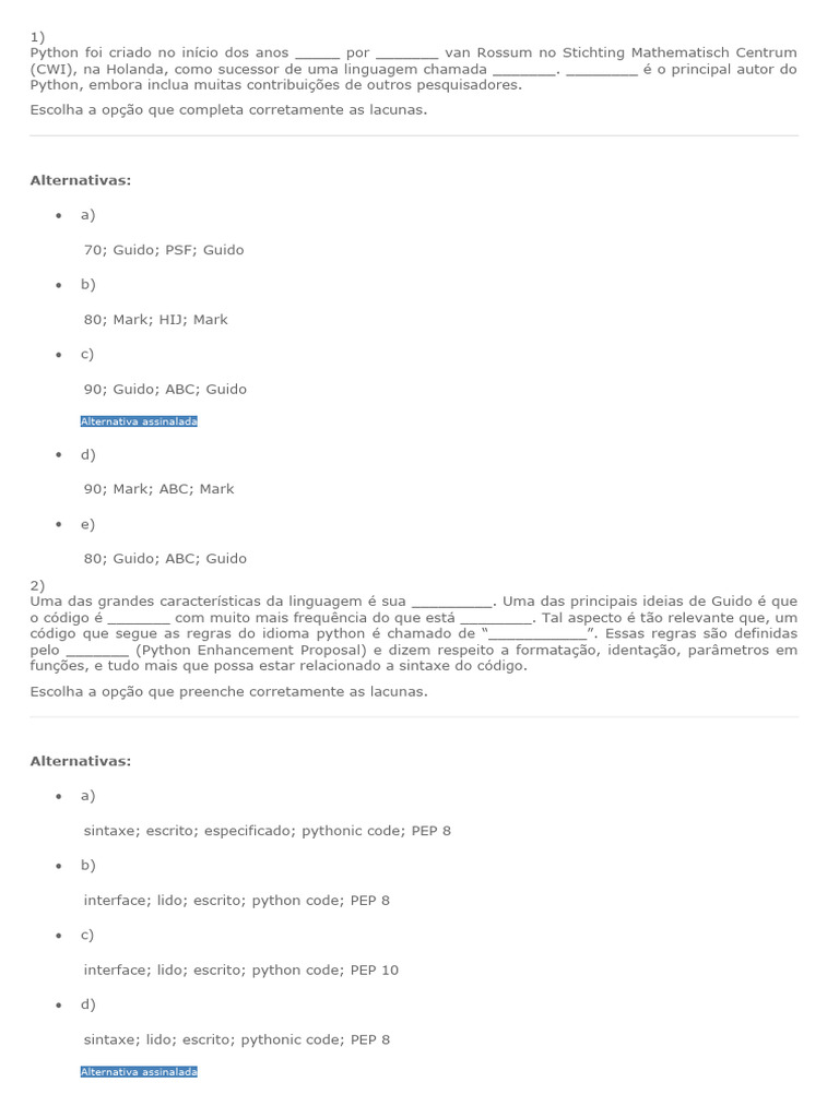 Av Introdução À Linguagem Python Pdf Python Linguagem De 7378