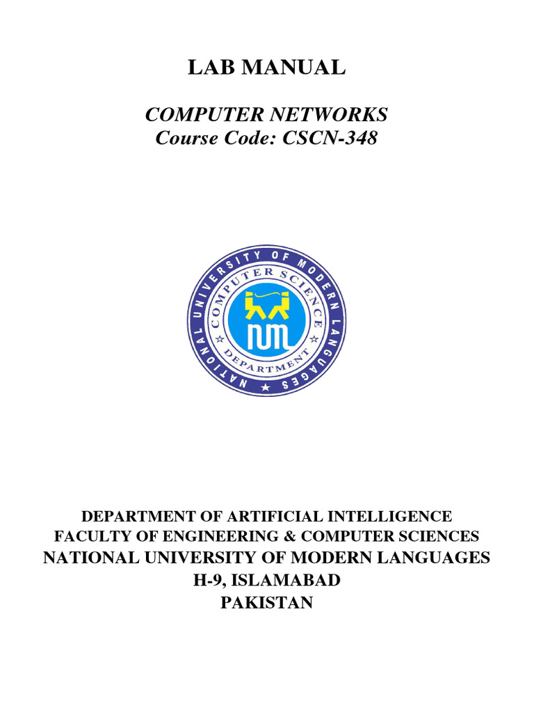 6-3 Lab Manual - Computer Networks | PDF | Ip Address | I Pv6