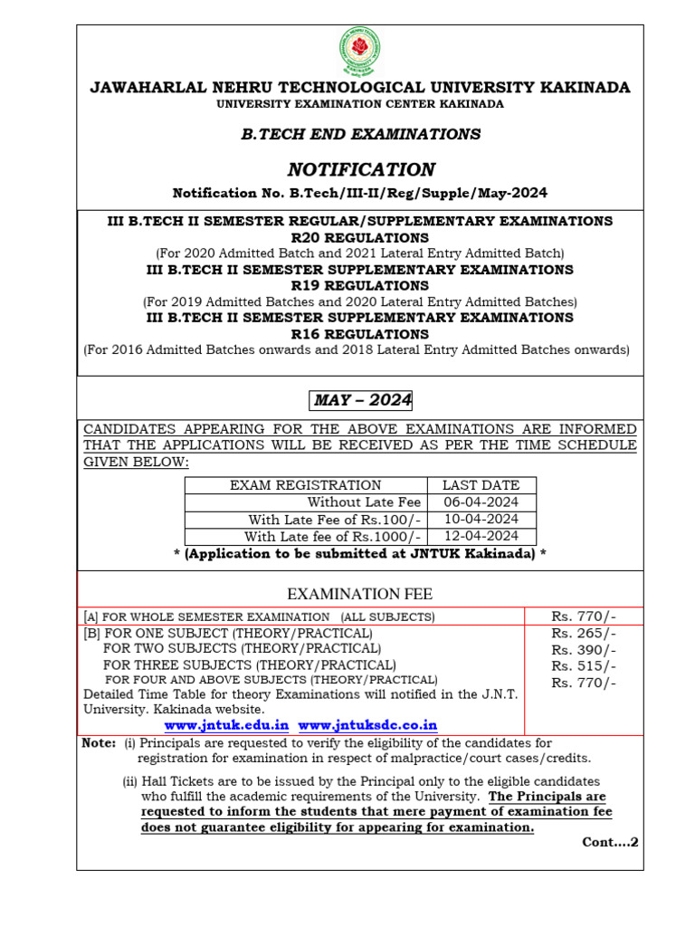 III B.Tech II Sem RegSupply May-2024 | PDF III B.Tech II Sem RegSupply May-2024 | PDF