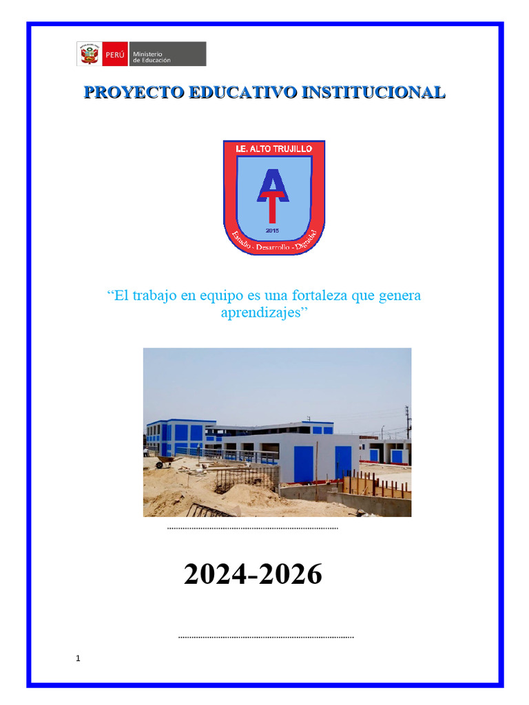 Pei 2024-2027 | PDF | Aprendizaje | Enseñando