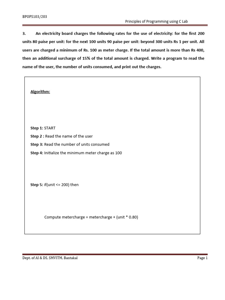 POP Using C - VTU Lab Program-3 | Download Free PDF | Computing | Computer Science