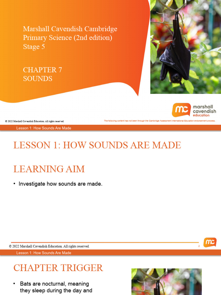 Power Point Science Grade 5 - Sound | PDF | Sound | Pitch (Music)