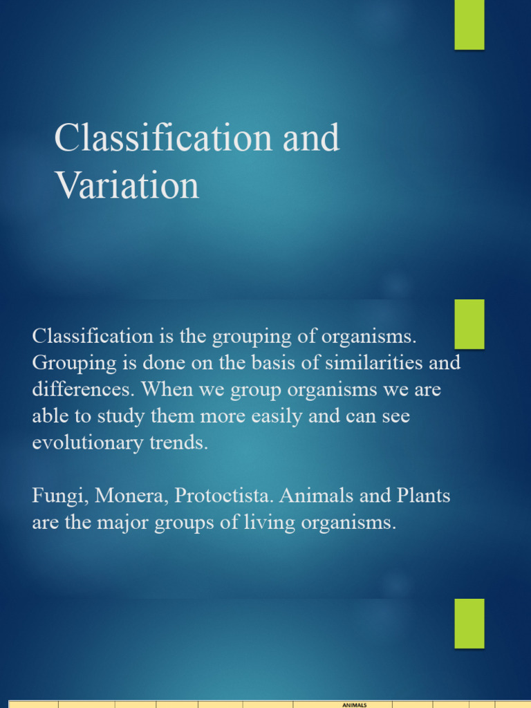 Chap 10 - Classification and Variation | PDF | Invertebrate | Zoology