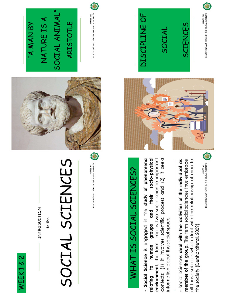 Discipline And Ideas In Social Sciences Week 1 2 Pdf