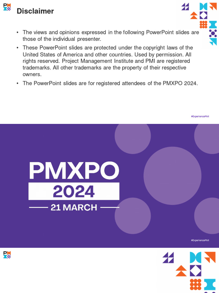 PMXPO 2024 The New Planner | PDF | Microsoft | Project Management