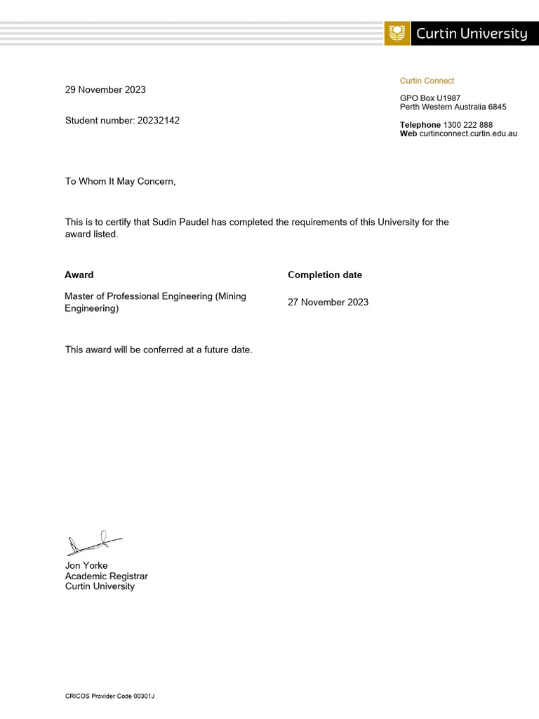 Course Completion Certificate | PDF