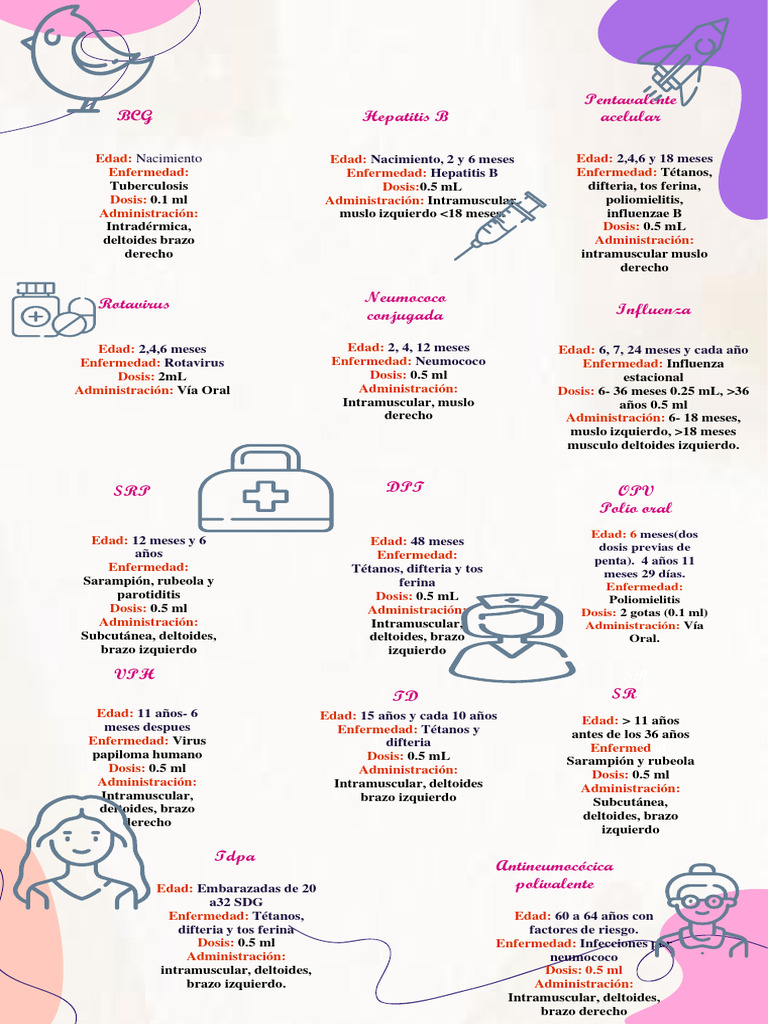 Esquema de vacunacion | PDF | Epidemiología | Virología