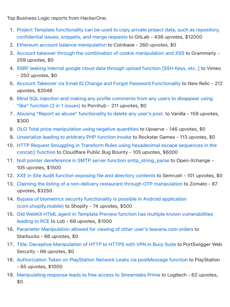 Business Logic Errors | Download Free PDF | Password | Computing