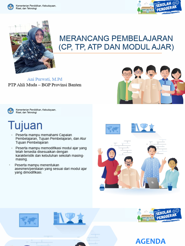 Merancang Pembelajaran (CP, TP, ATP Dan Modul Ajar) | PDF