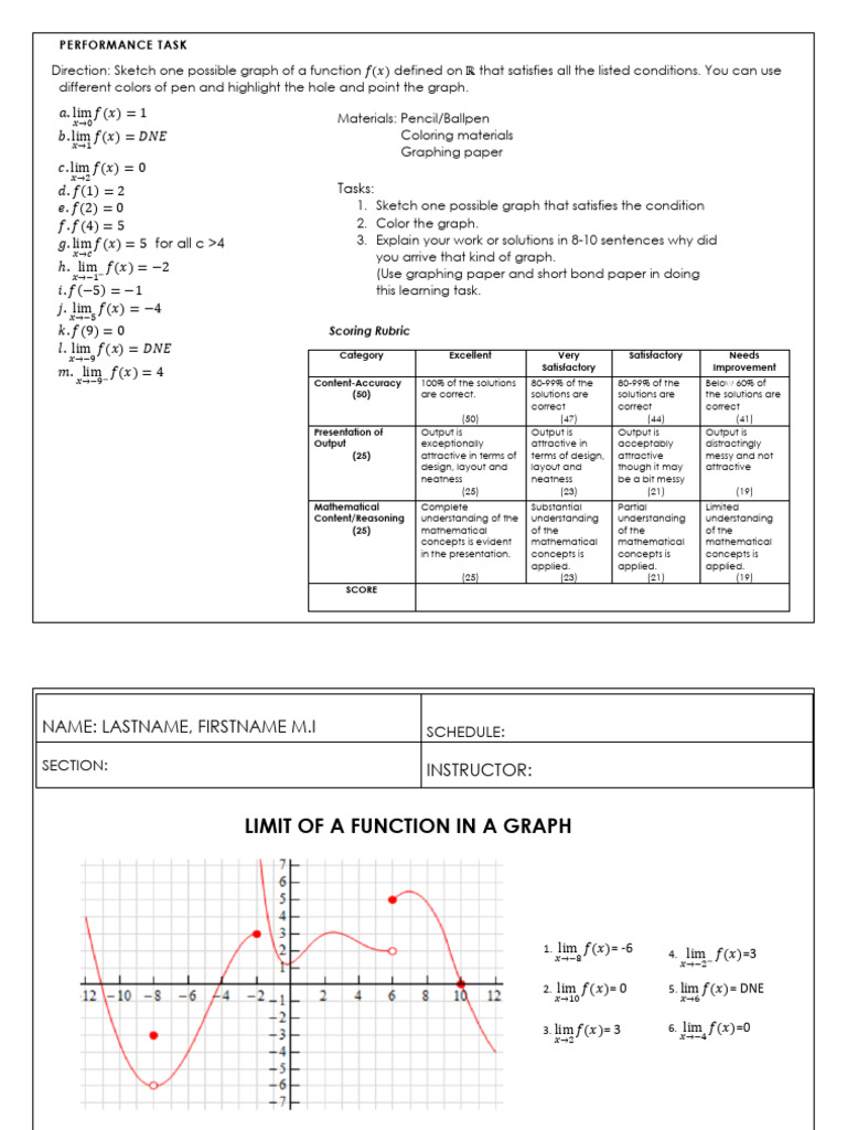 Sample Performance Task | PDF