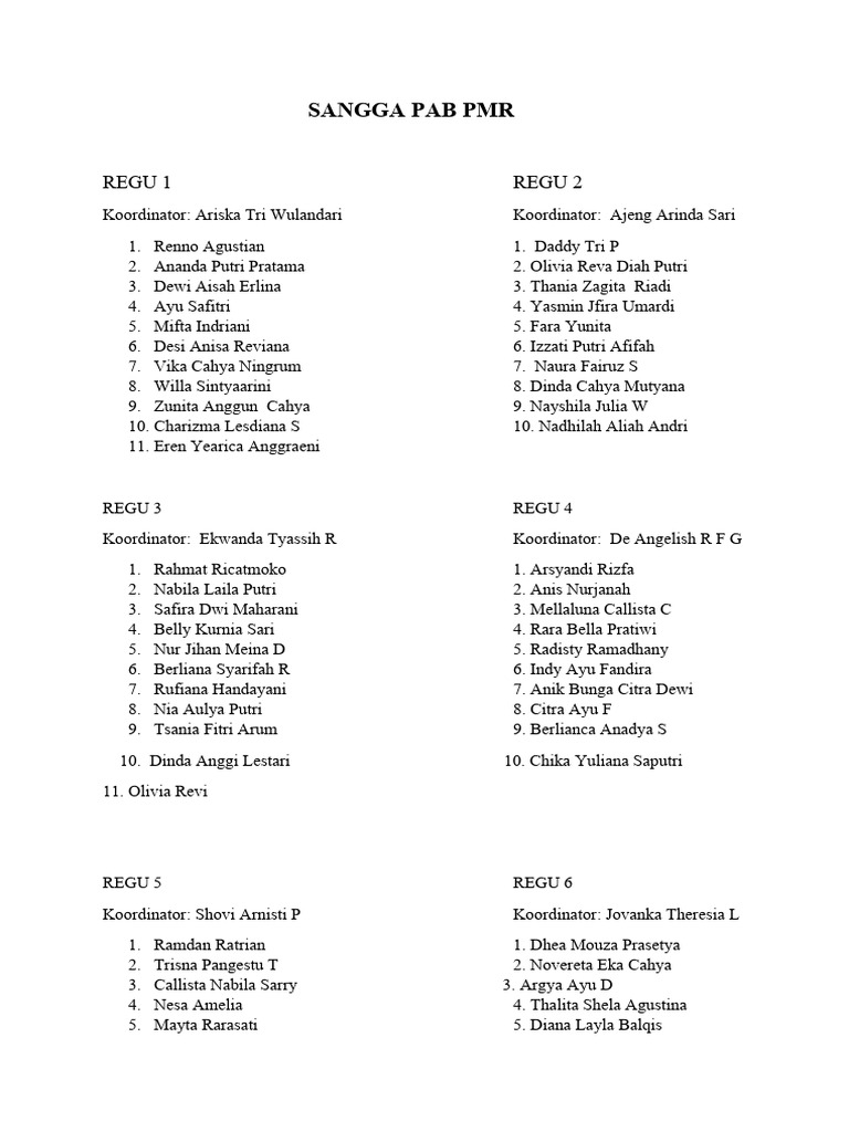 Sangga Pab PMR 2024-1 | PDF