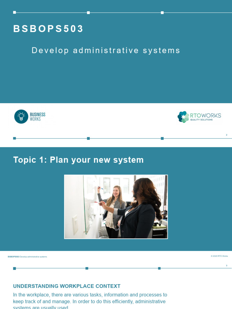 BSBOPS503 Slideshow Jan 2024 | PDF | Brainstorming | System