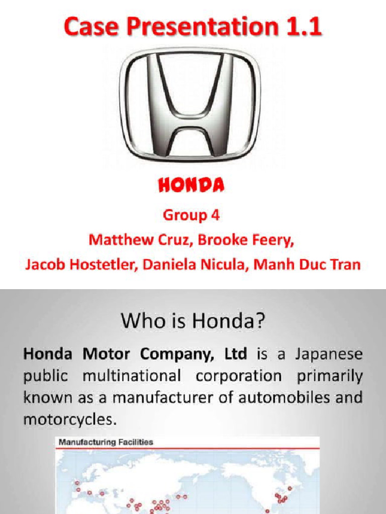 Honda Case Study | PDF