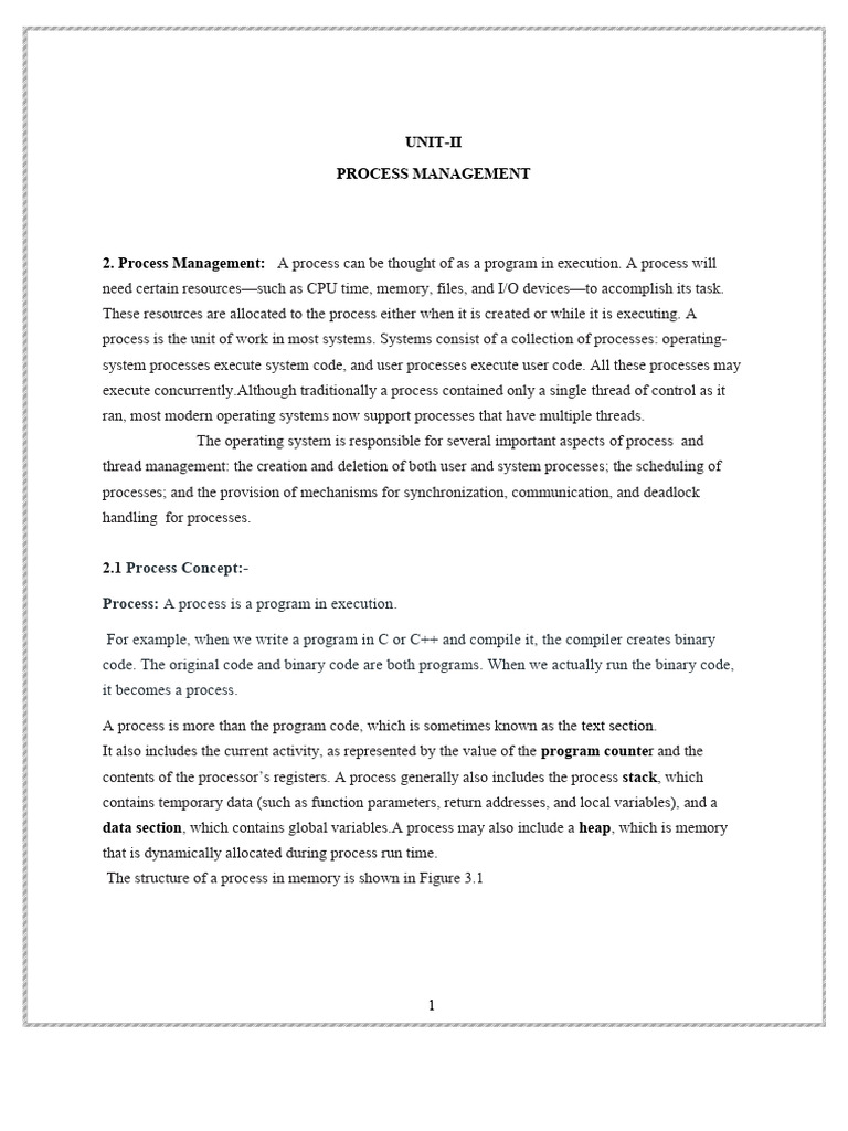 Unit 2 Pdf Process Computing Scheduling Computing 6698